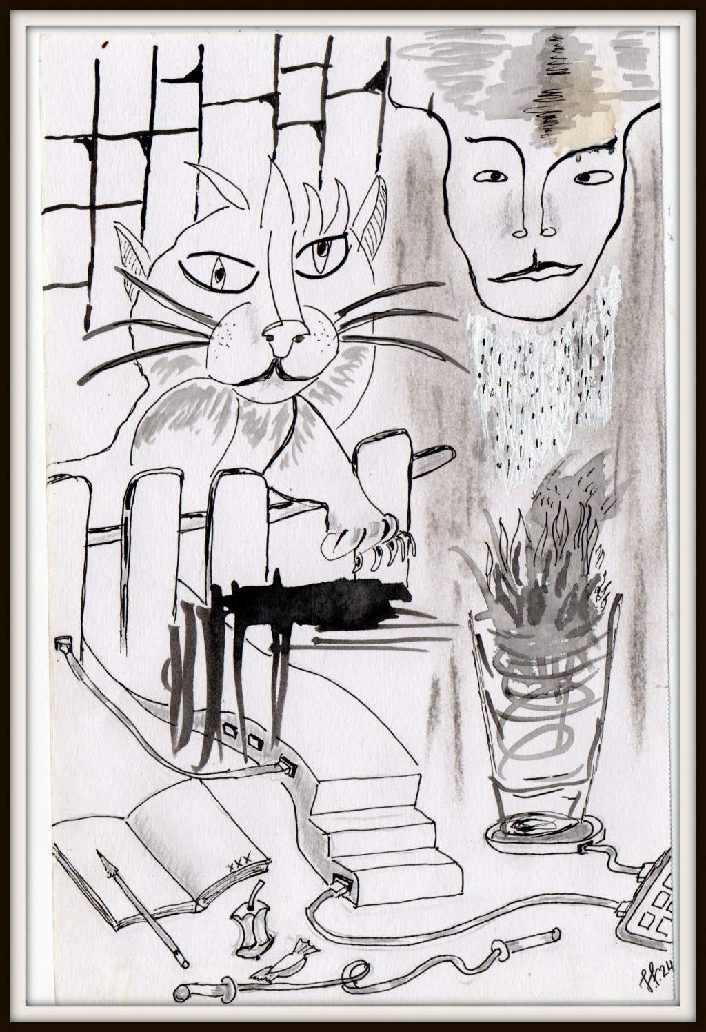 Existence drawing by Jufi | Doodle Addicts