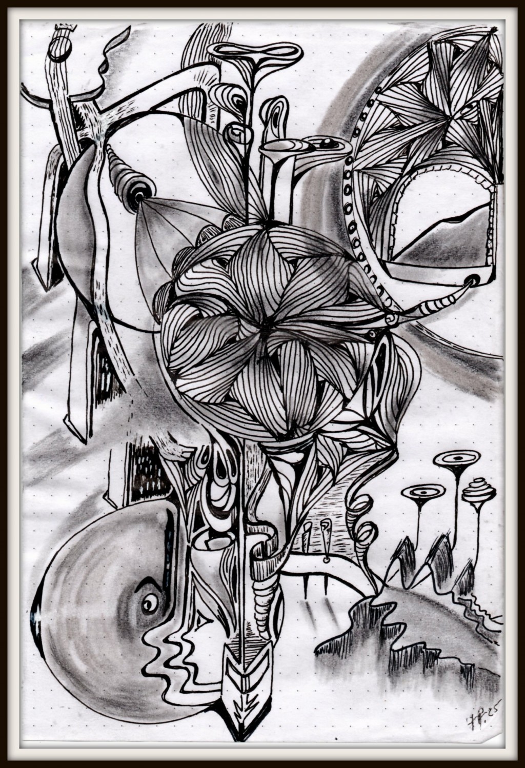 Existence still drawing by Jufi | Doodle Addicts