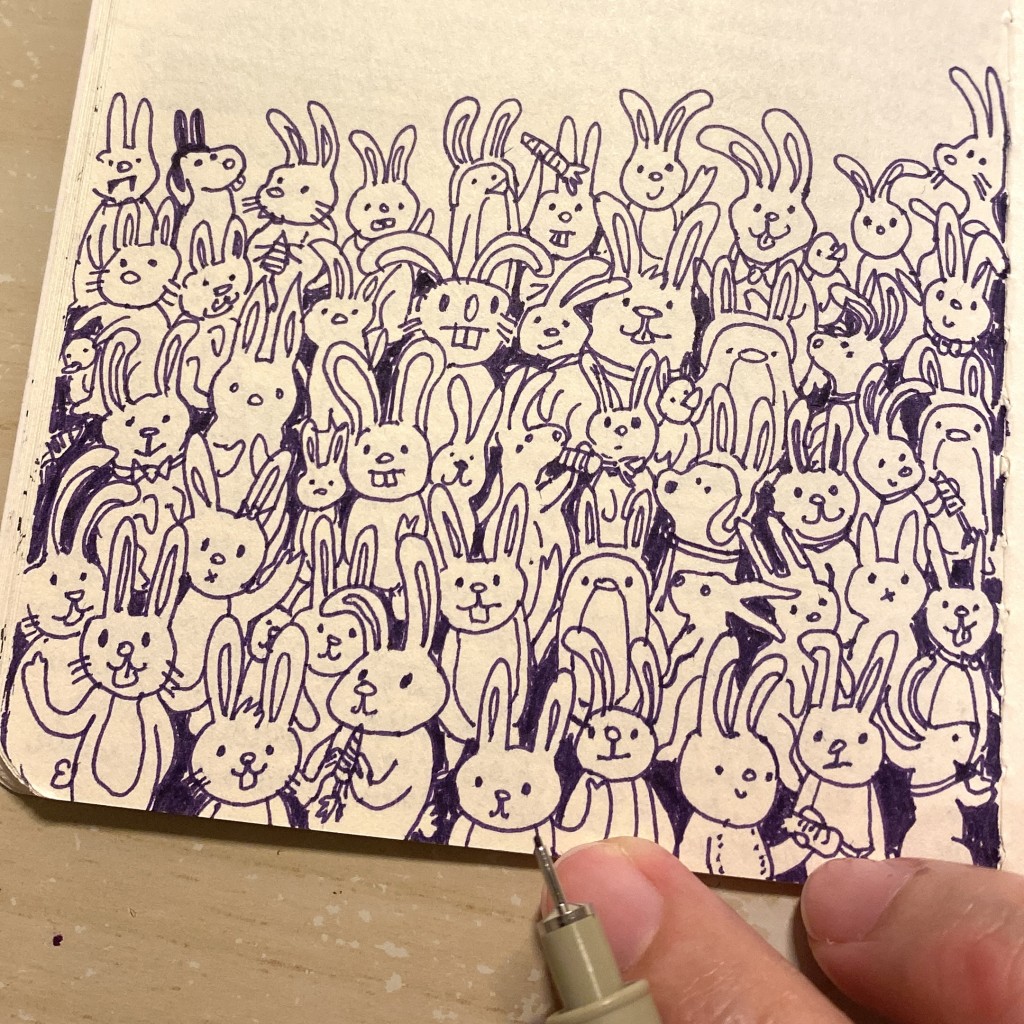 Sketchbook Doodle in progress! drawing by MaryAnn Loo | Doodle Addicts