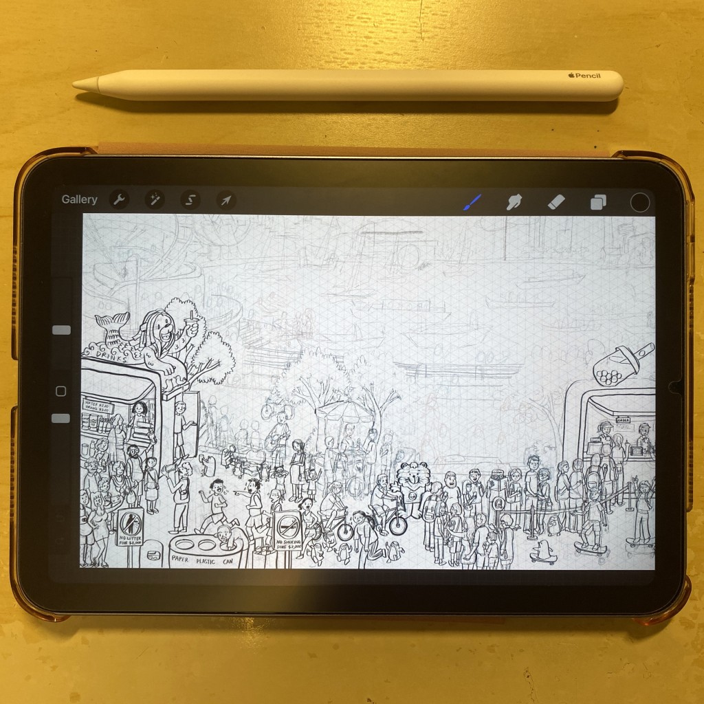 Search-and-Find Illustration in progress (12h45m so far) drawing by ...
