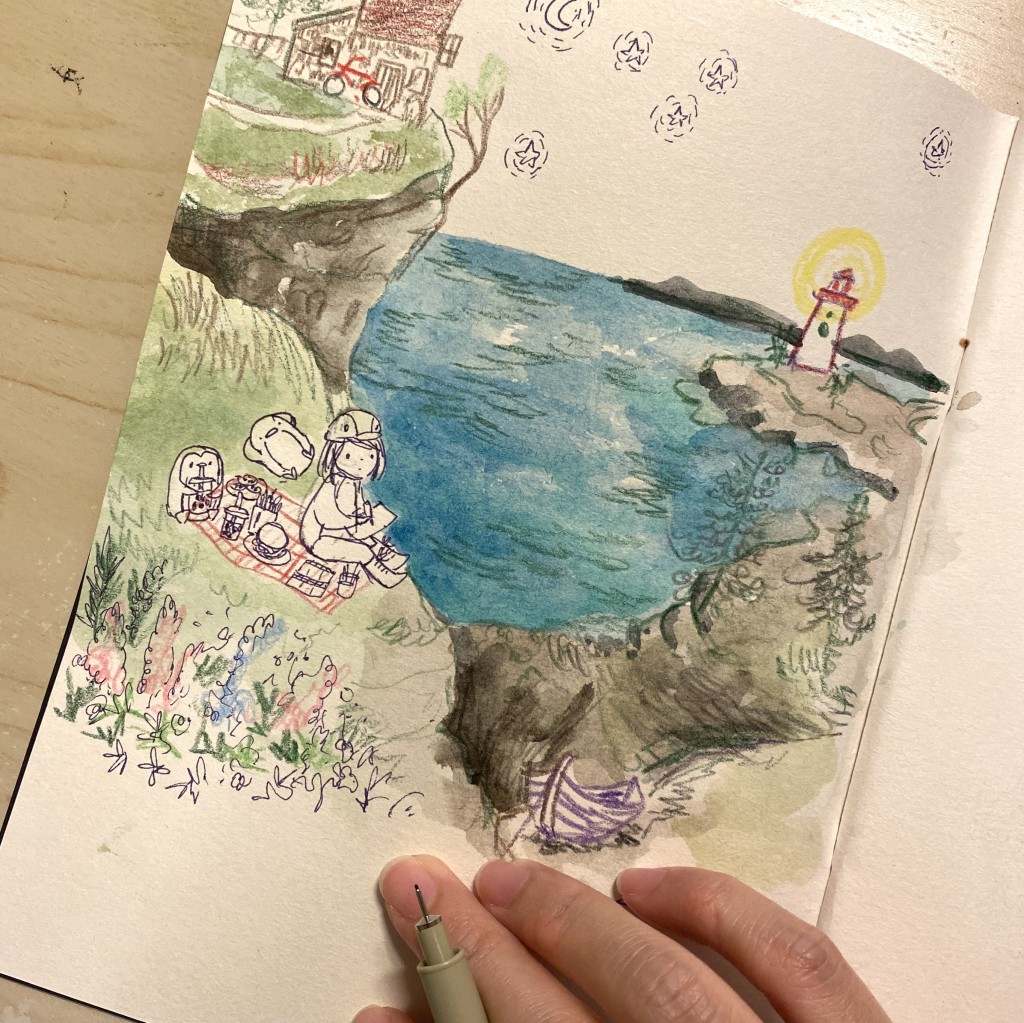 Sketchbook (22 Feb 2023) drawing by MaryAnn Loo | Doodle Addicts