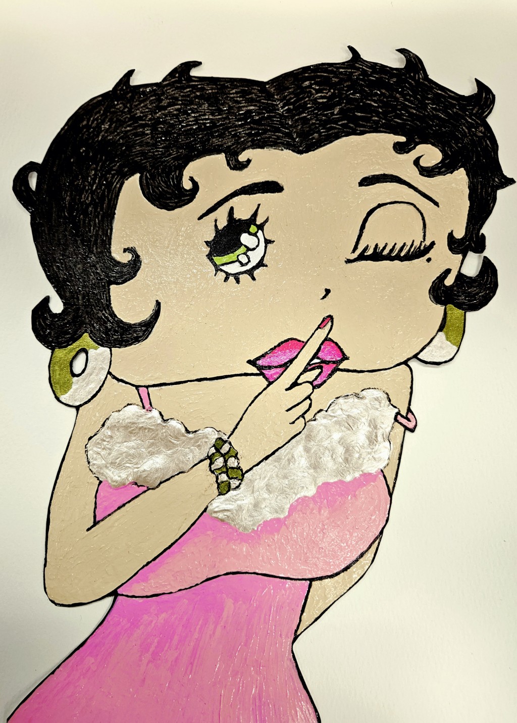 Betty Boo Painting drawing by Lora Sager | Doodle Addicts