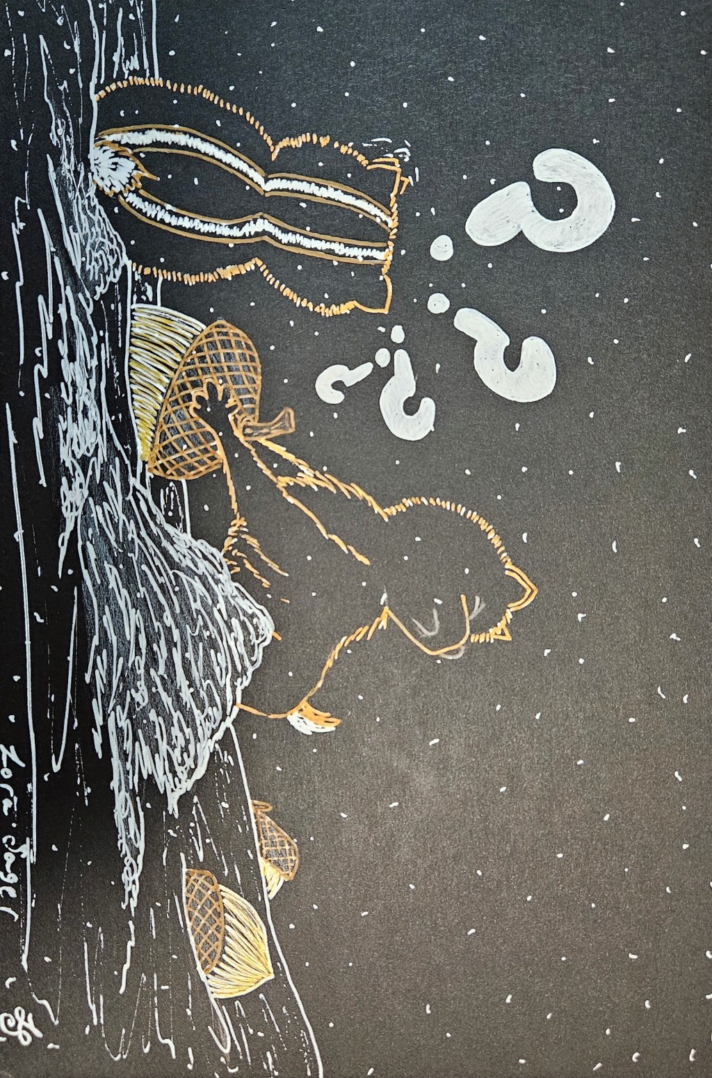 It's stuck drawing by Lora Sager | Doodle Addicts