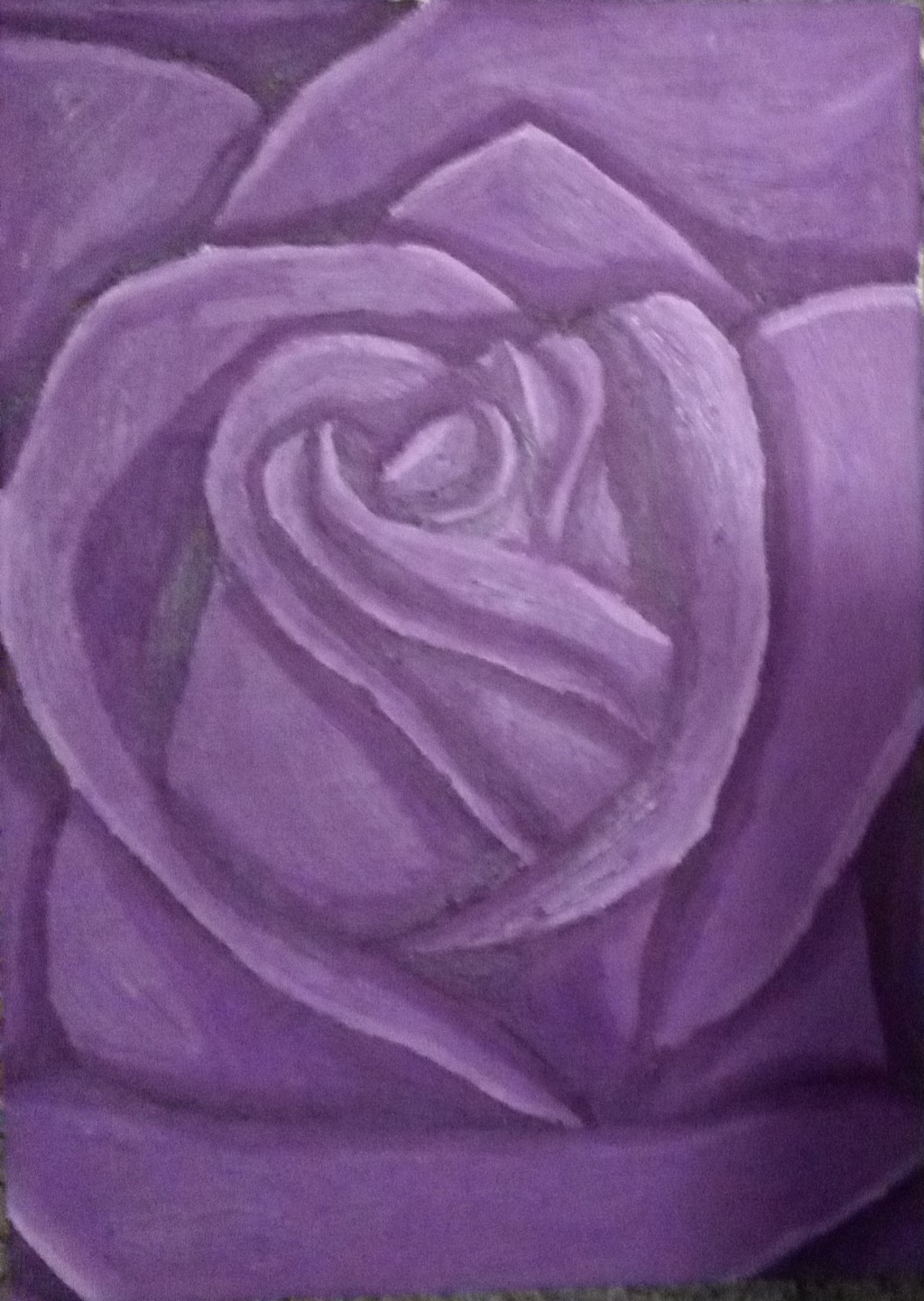 Dark Purple Rose drawing by Rebecca Kaylin Jones | Doodle Addicts