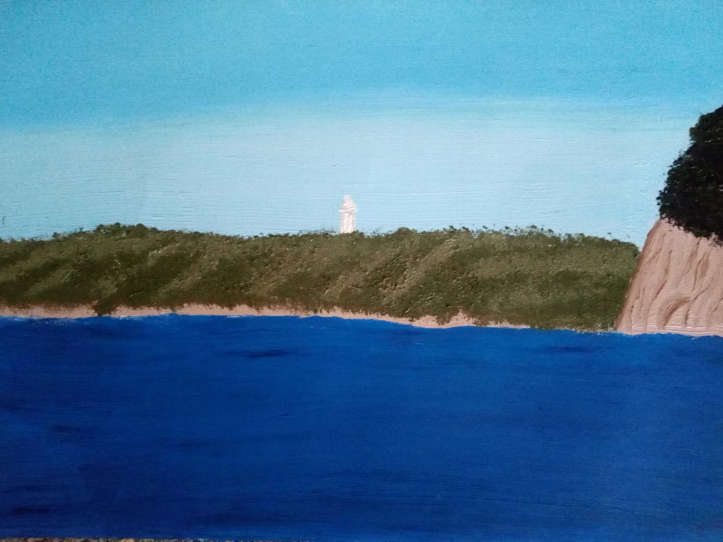 Across the Shore drawing by Rebecca Kaylin Gibson | Doodle Addicts