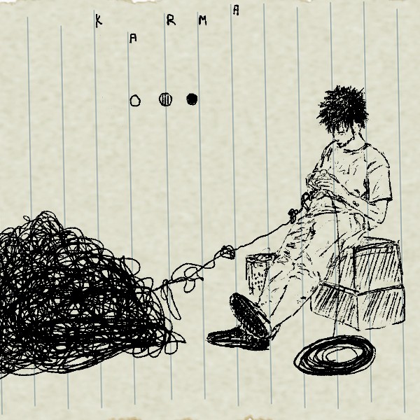 Karma drawing by Evan | Doodle Addicts