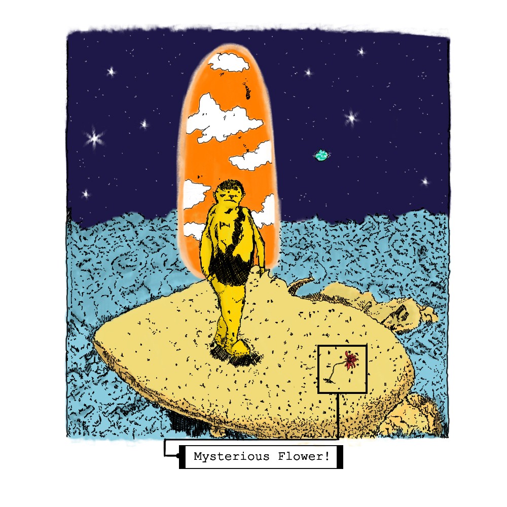 Mysterious Flower drawing by Evan | Doodle Addicts