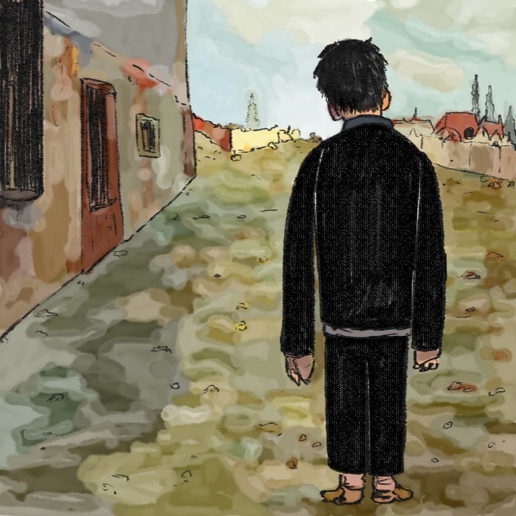 The Boy Who Left Home To Find Out About The Shivers drawing by Evan ...