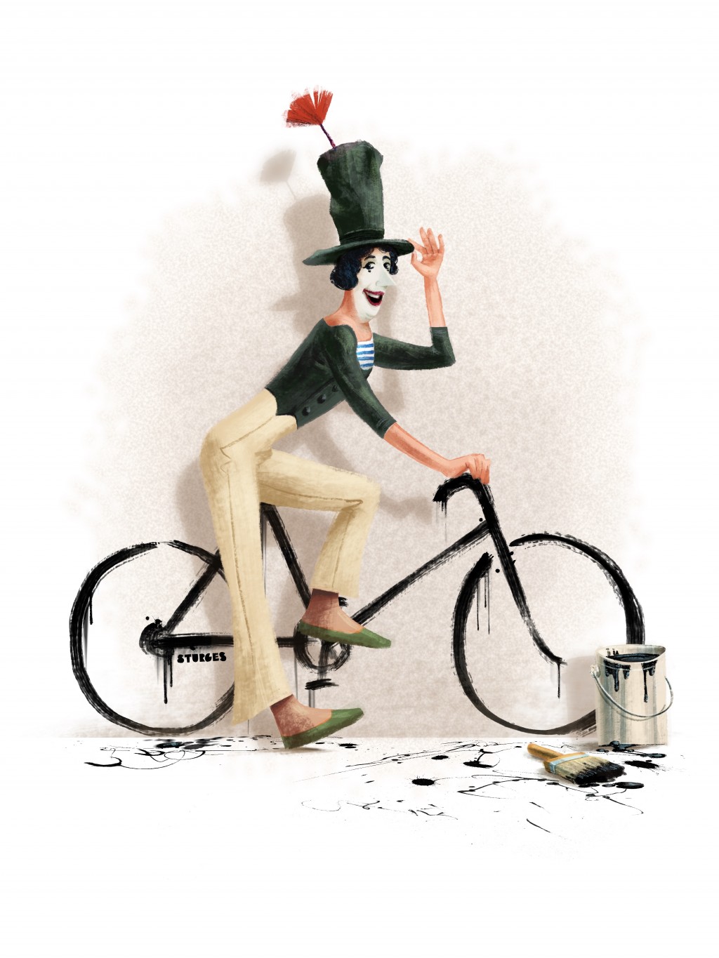 Marcel Marceau drawing by Simon | Doodle Addicts Marcel Marceau drawing by Simon | Doodle Addicts