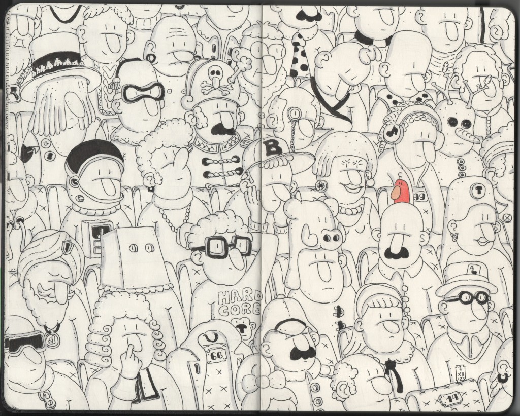 Delegates drawing by Piotr Piwko | Doodle Addicts
