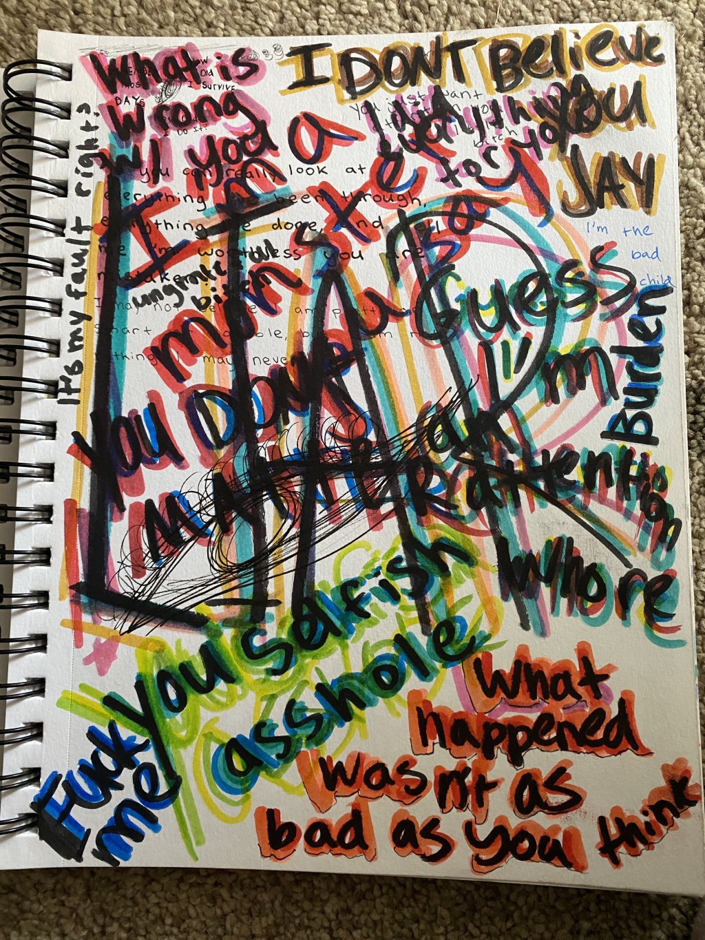 My Impression Of Gaslighting drawing by Jenna | Doodle Addicts