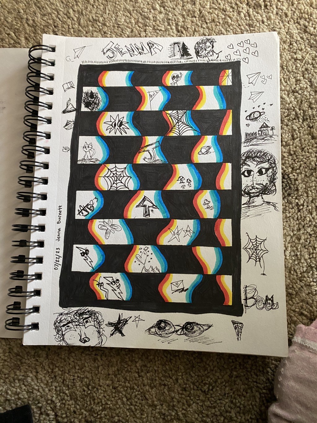 Trippy Baby drawing by Jenna | Doodle Addicts