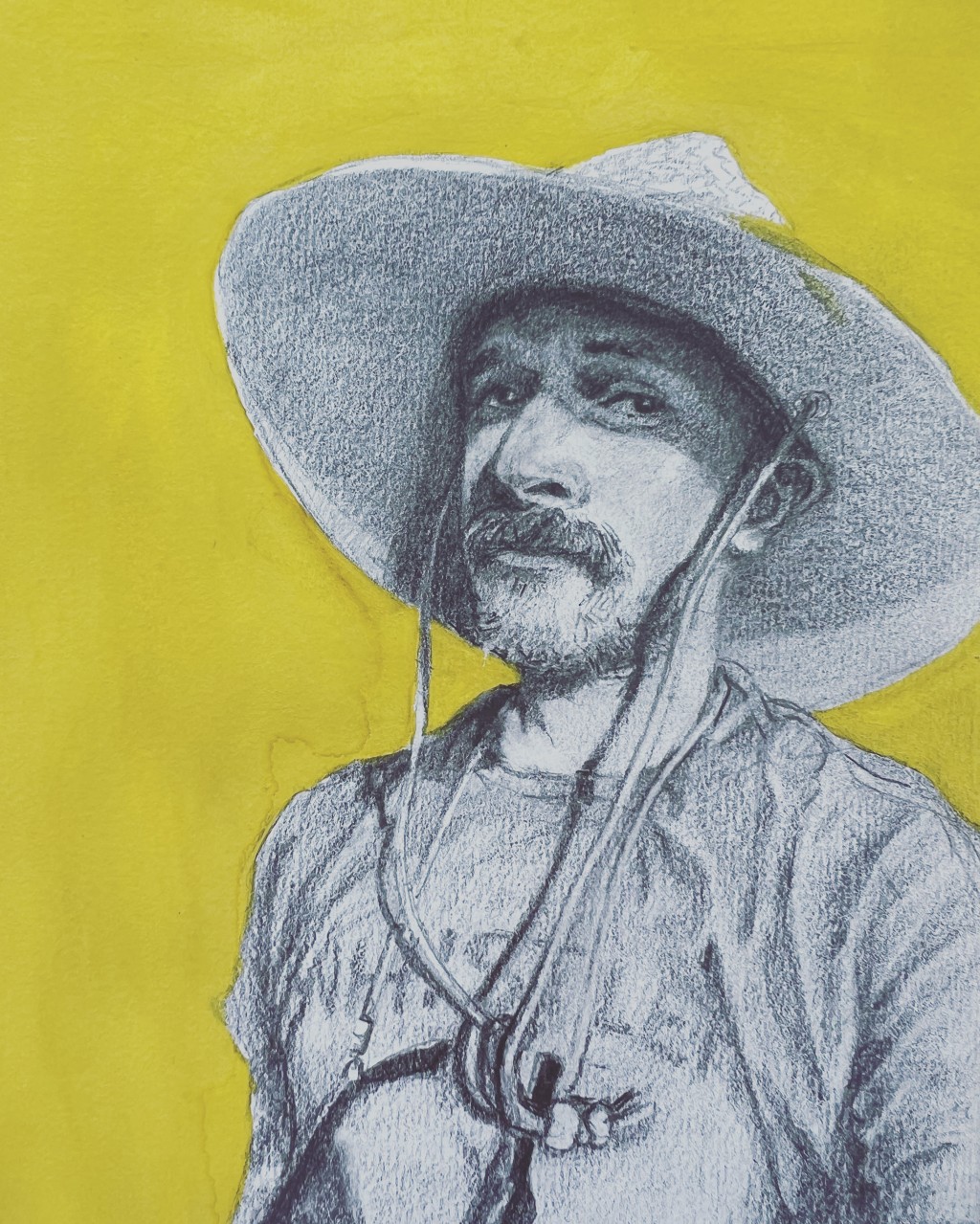 Self portrait drawing by Tom Hopper | Doodle Addicts