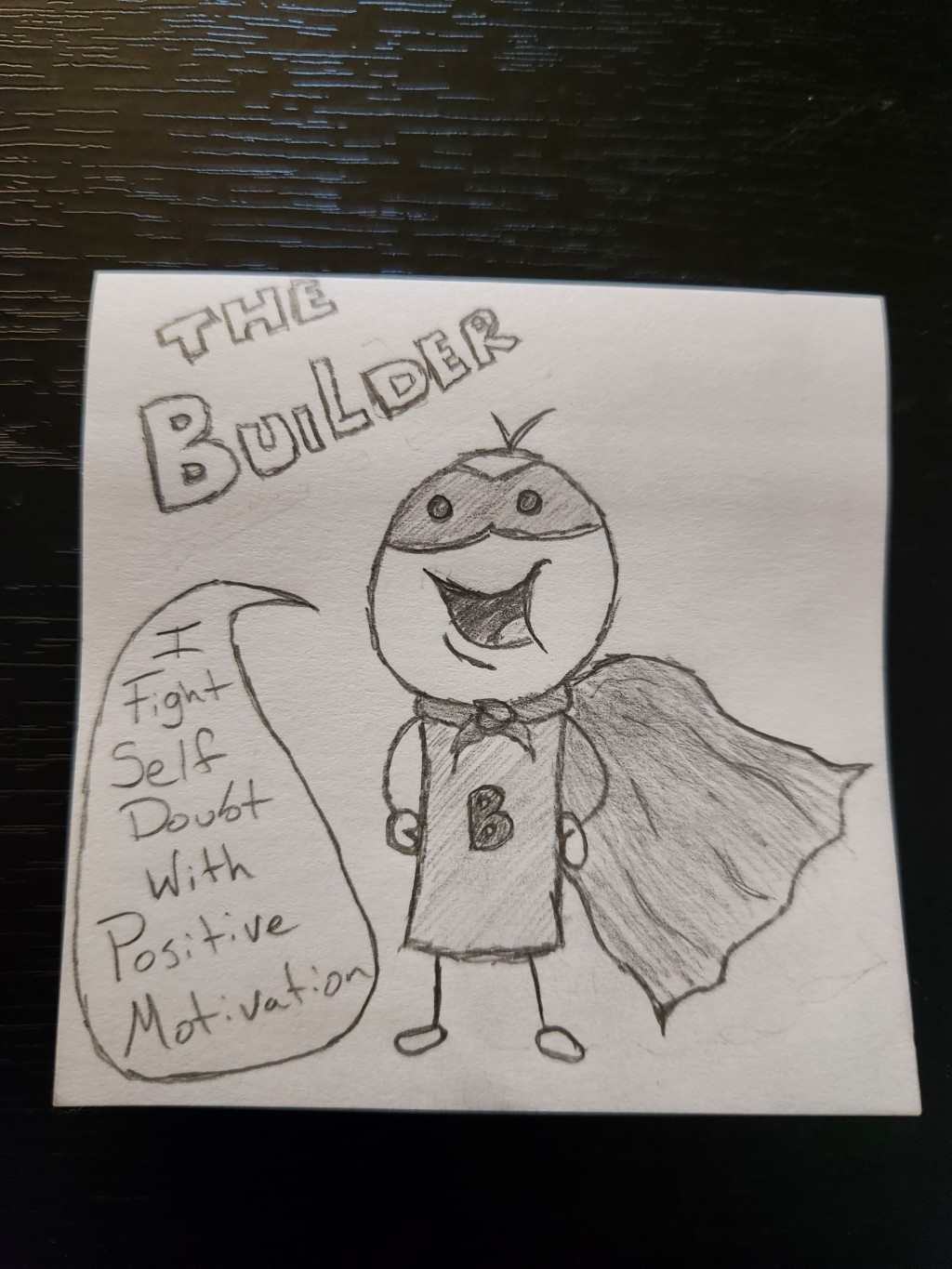 The Builder drawing by Dane Mullen | Doodle Addicts