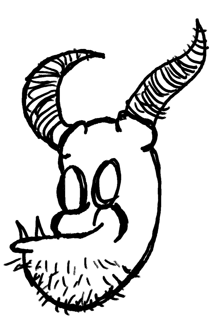 Doodle Devil drawing by Dane Mullen | Doodle Addicts