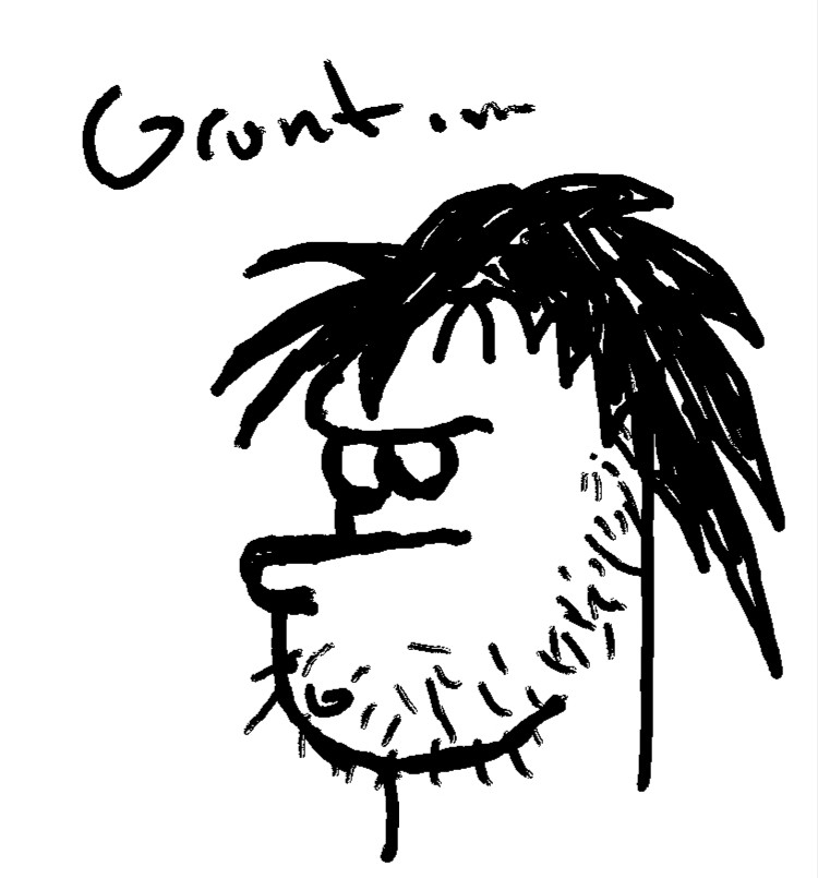 No Words drawing by Dane Mullen | Doodle Addicts