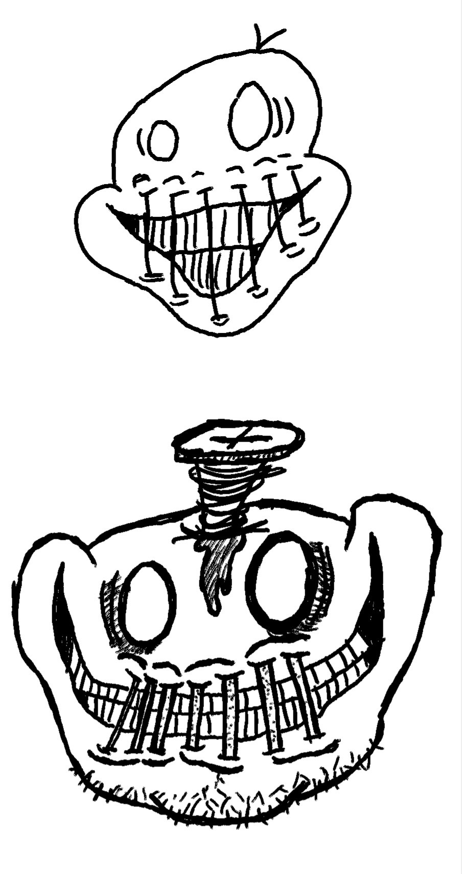 Stitches drawing by Dane Mullen | Doodle Addicts