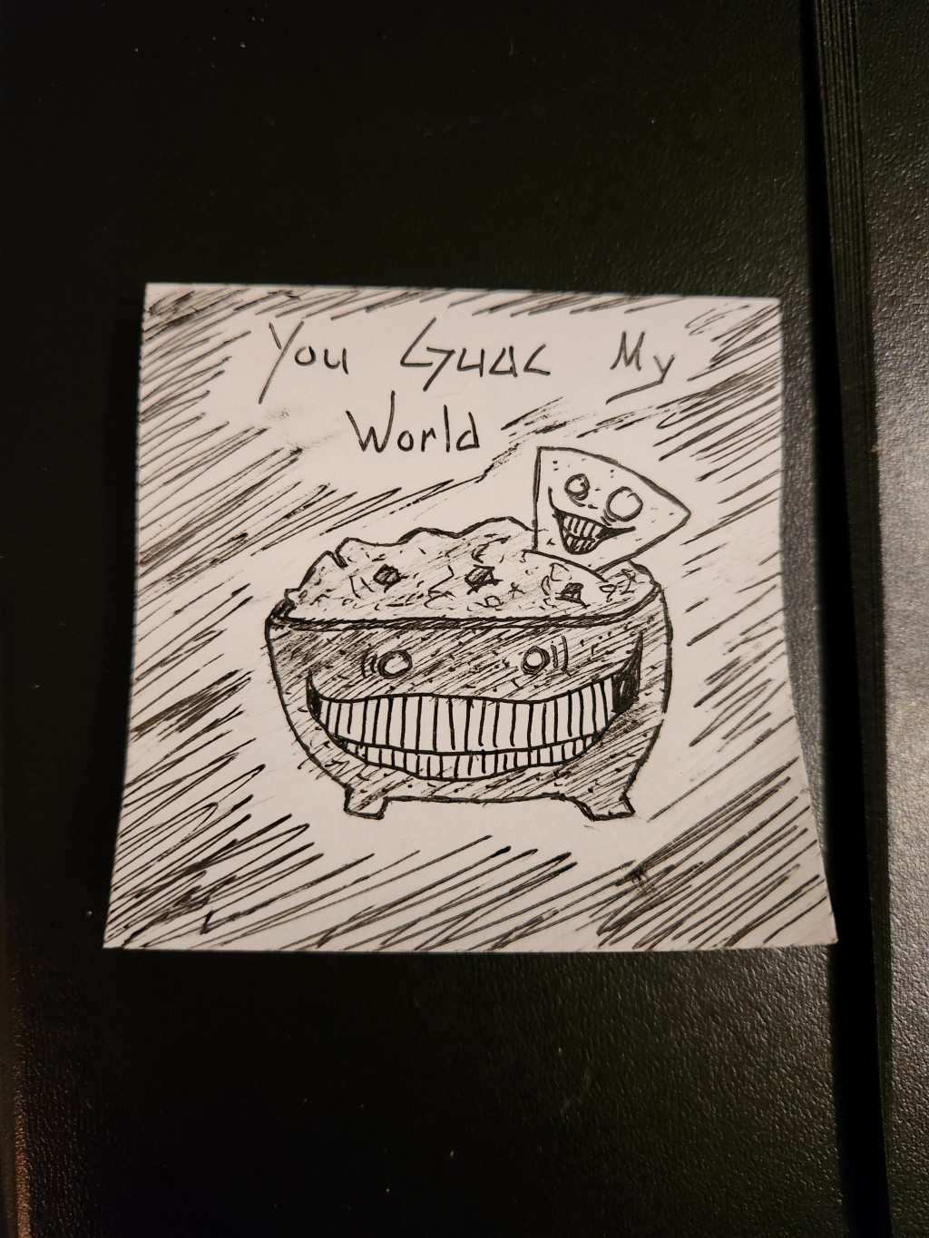 Guacamole drawing by Dane Mullen | Doodle Addicts