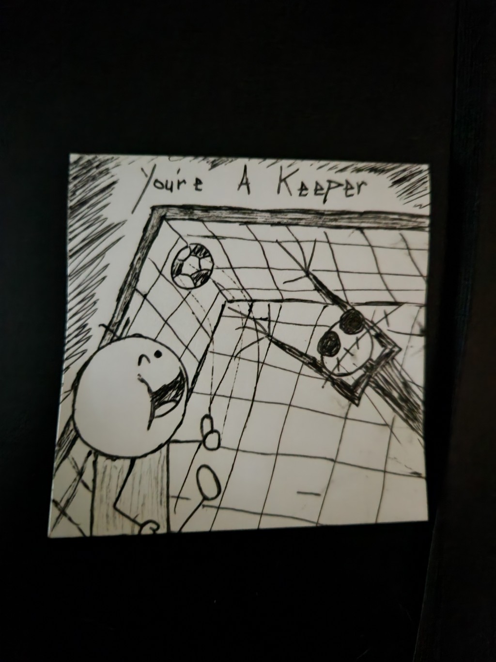 GOAL! drawing by Dane Mullen | Doodle Addicts