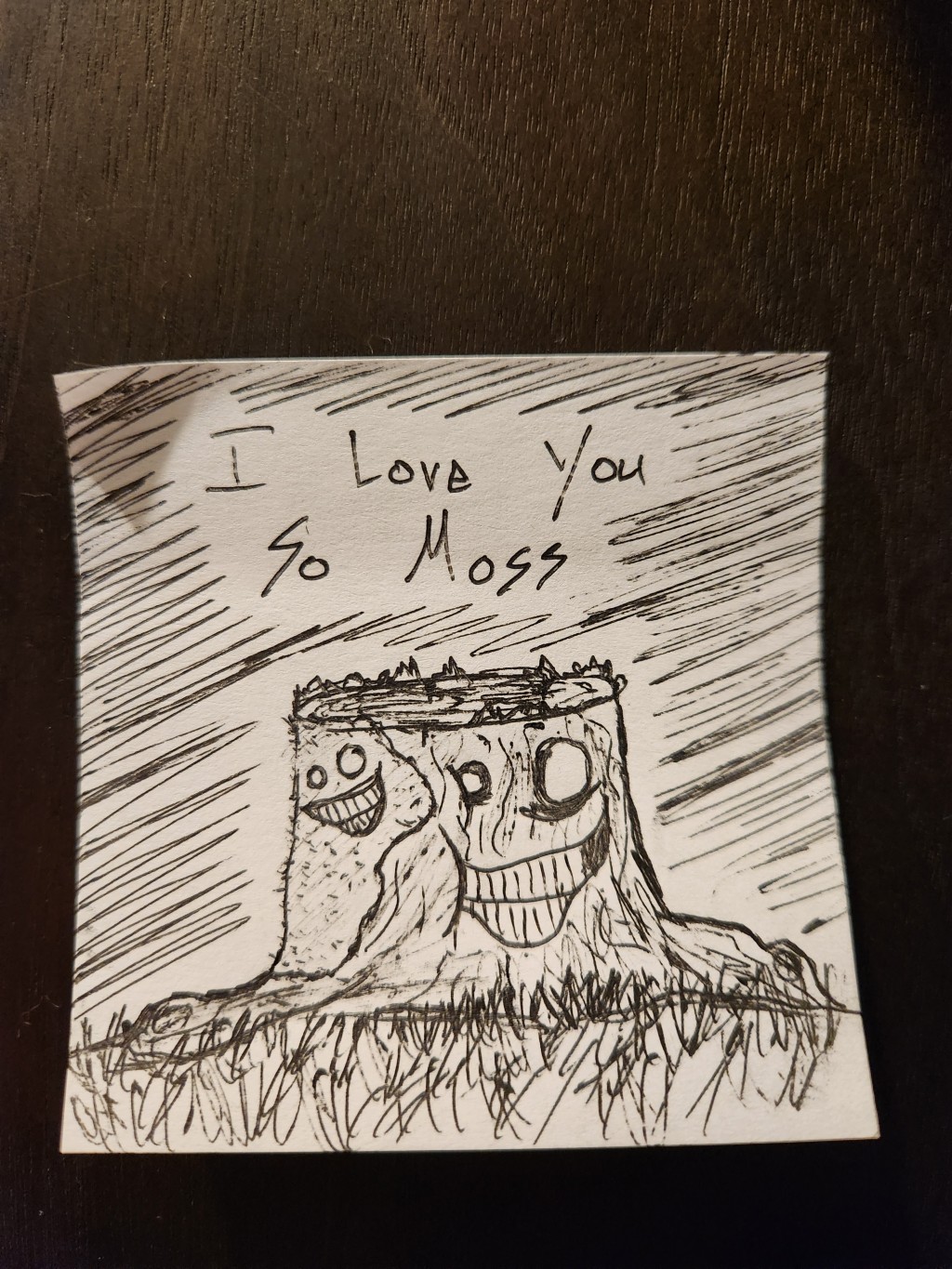 Stump drawing by Dane Mullen | Doodle Addicts