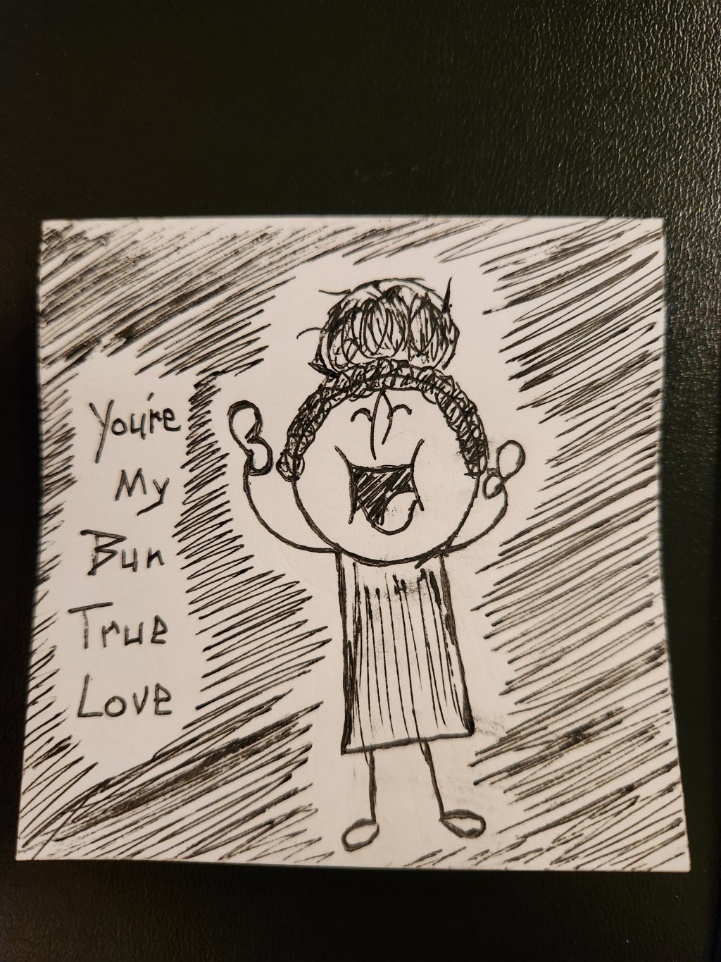 Hair Bun drawing by Dane Mullen | Doodle Addicts