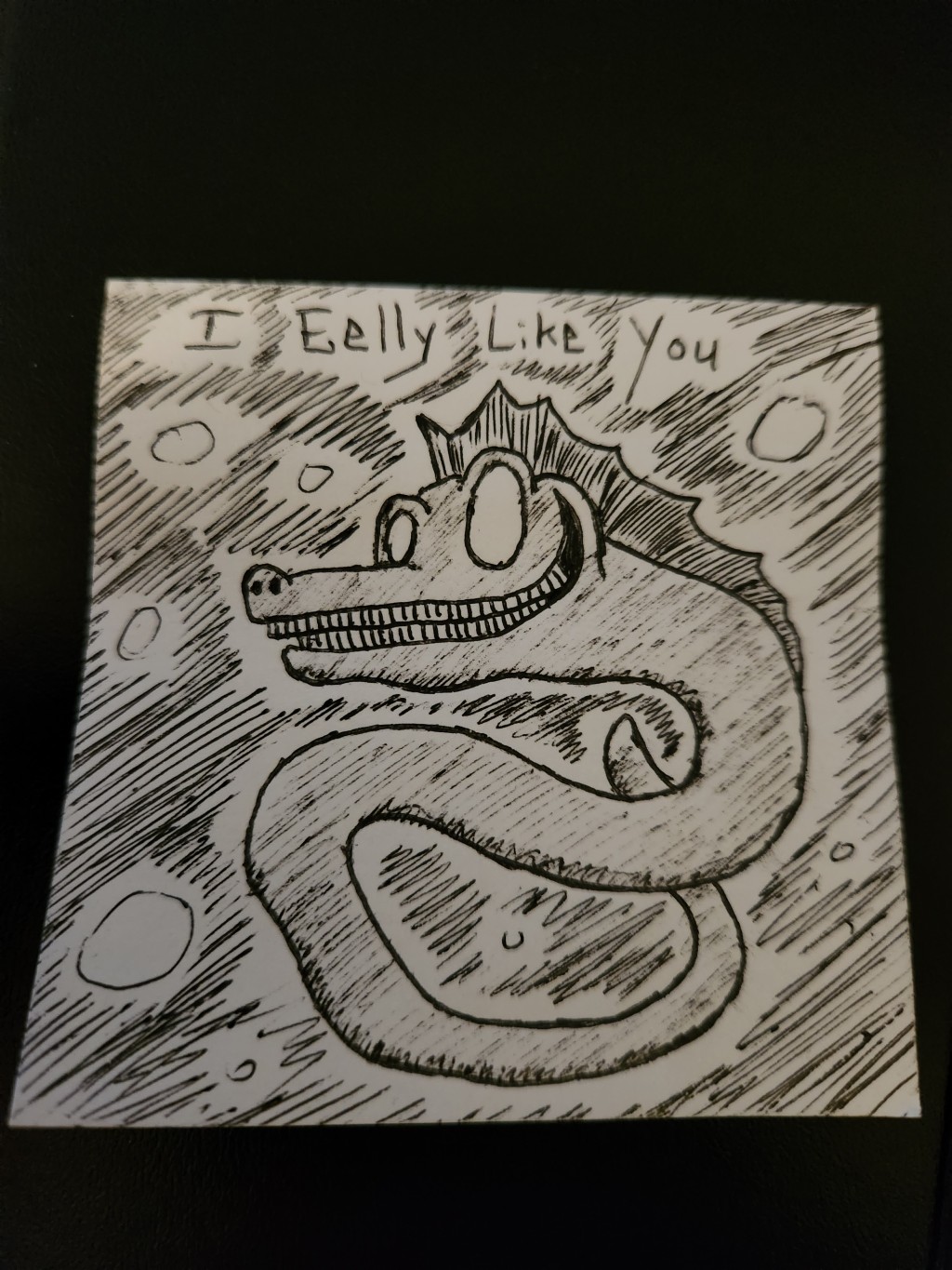 Eel drawing by Dane Mullen | Doodle Addicts