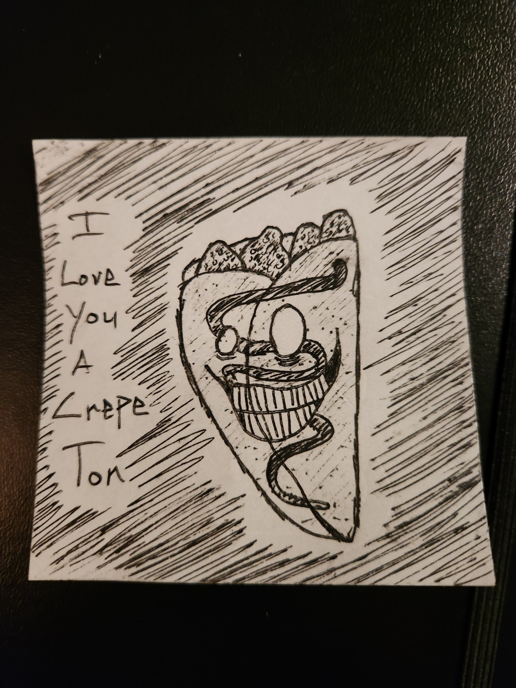 Crepe drawing by Dane Mullen | Doodle Addicts