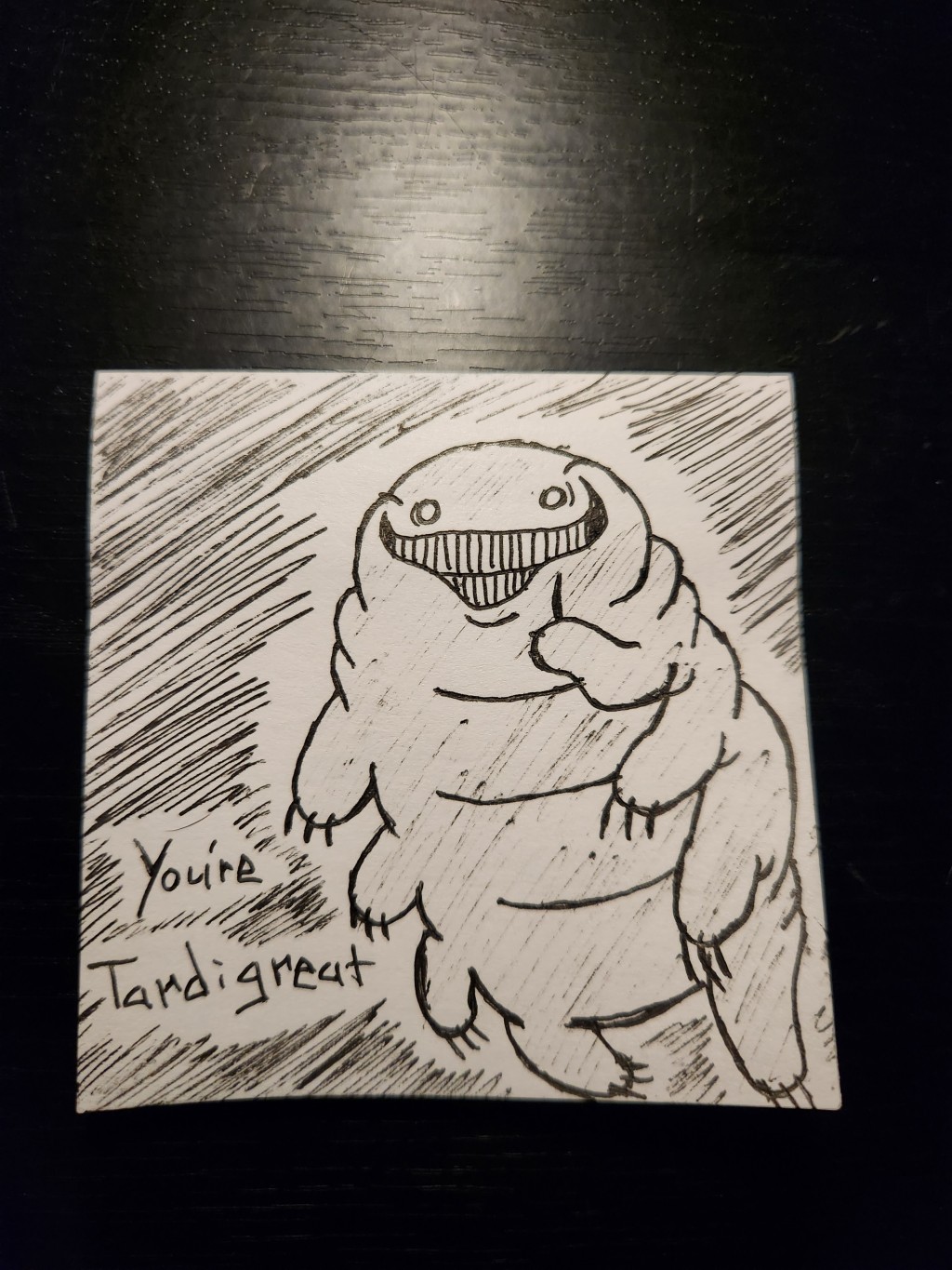 Tardigrade drawing by Dane Mullen | Doodle Addicts