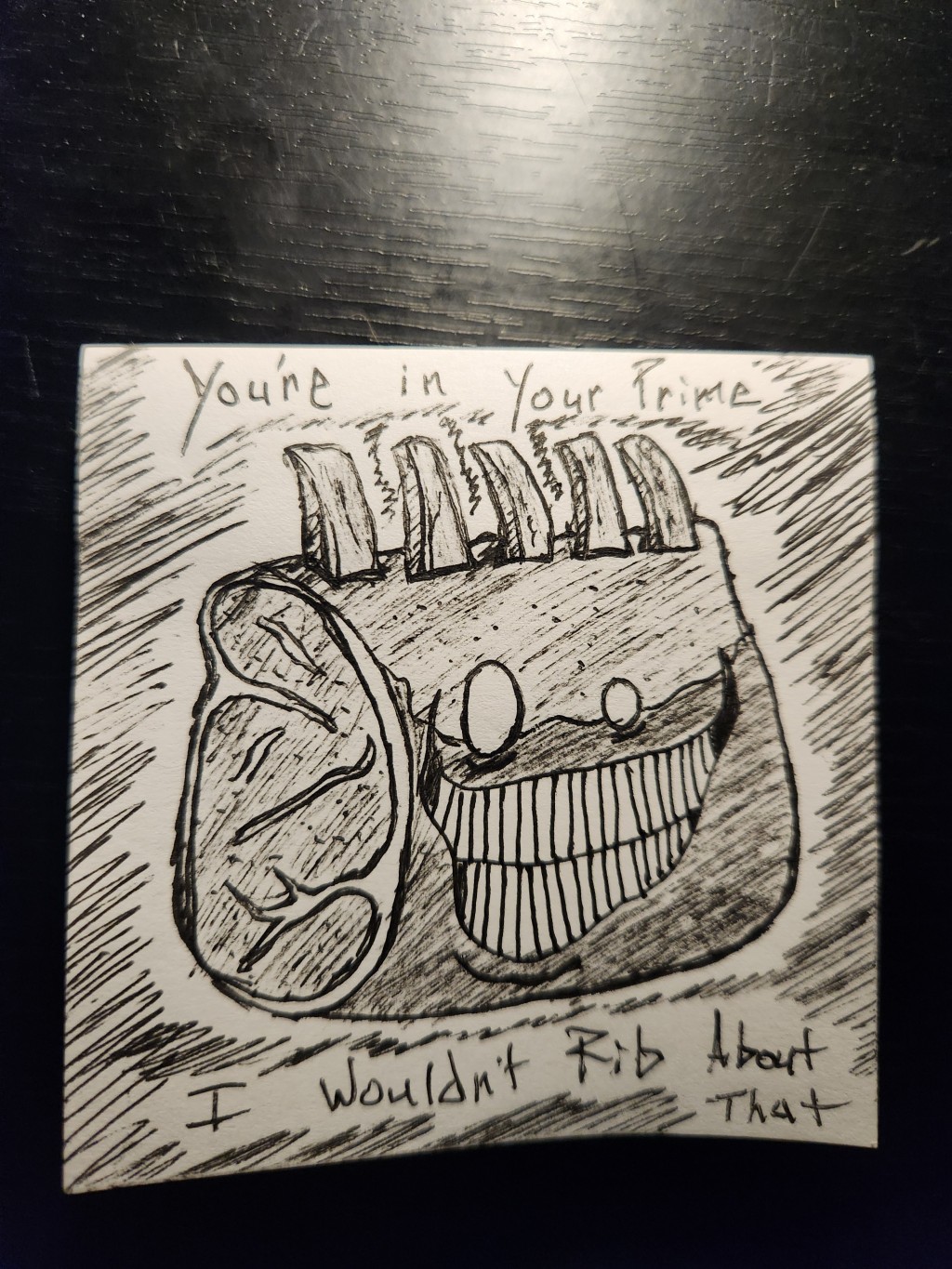 Prime Rib drawing by Dane Mullen | Doodle Addicts