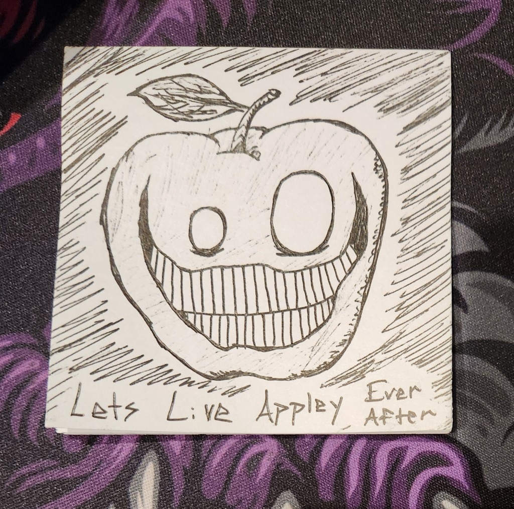 Apple drawing by Dane Mullen | Doodle Addicts