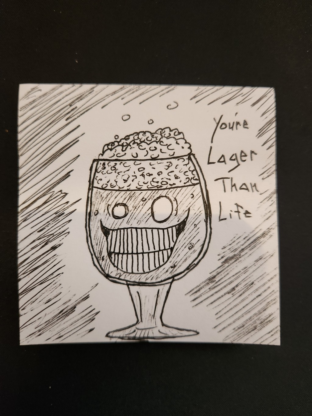 Lager drawing by Dane Mullen | Doodle Addicts