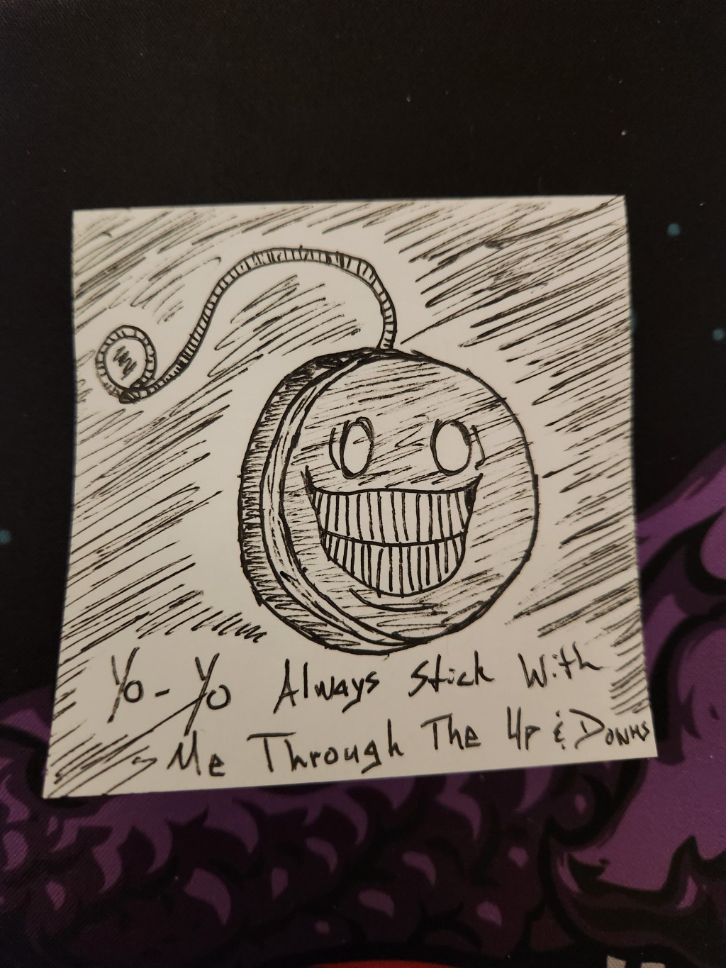 Yo-yo drawing by Dane Mullen | Doodle Addicts