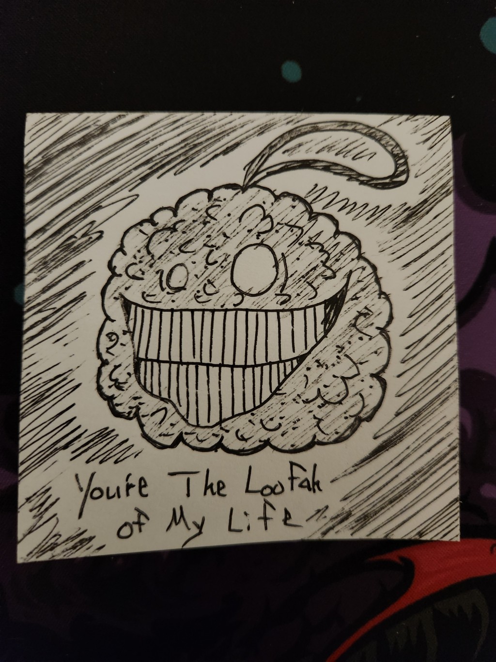 Loofah drawing by Dane Mullen | Doodle Addicts