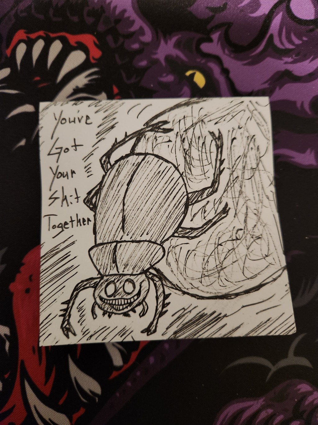 Dung Beetle drawing by Dane Mullen | Doodle Addicts