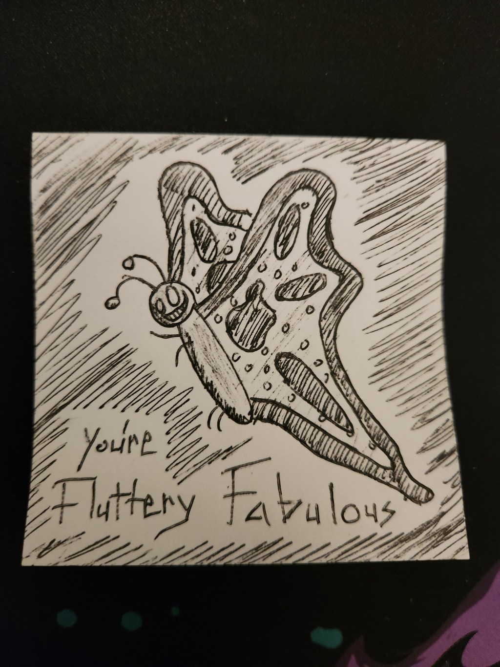 Butterfly drawing by Dane Mullen | Doodle Addicts