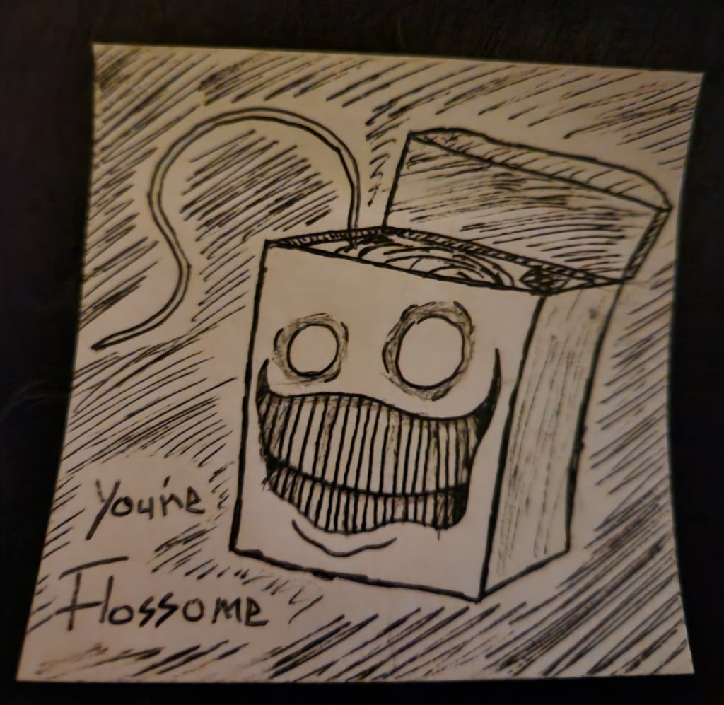 Floss drawing by Dane Mullen | Doodle Addicts