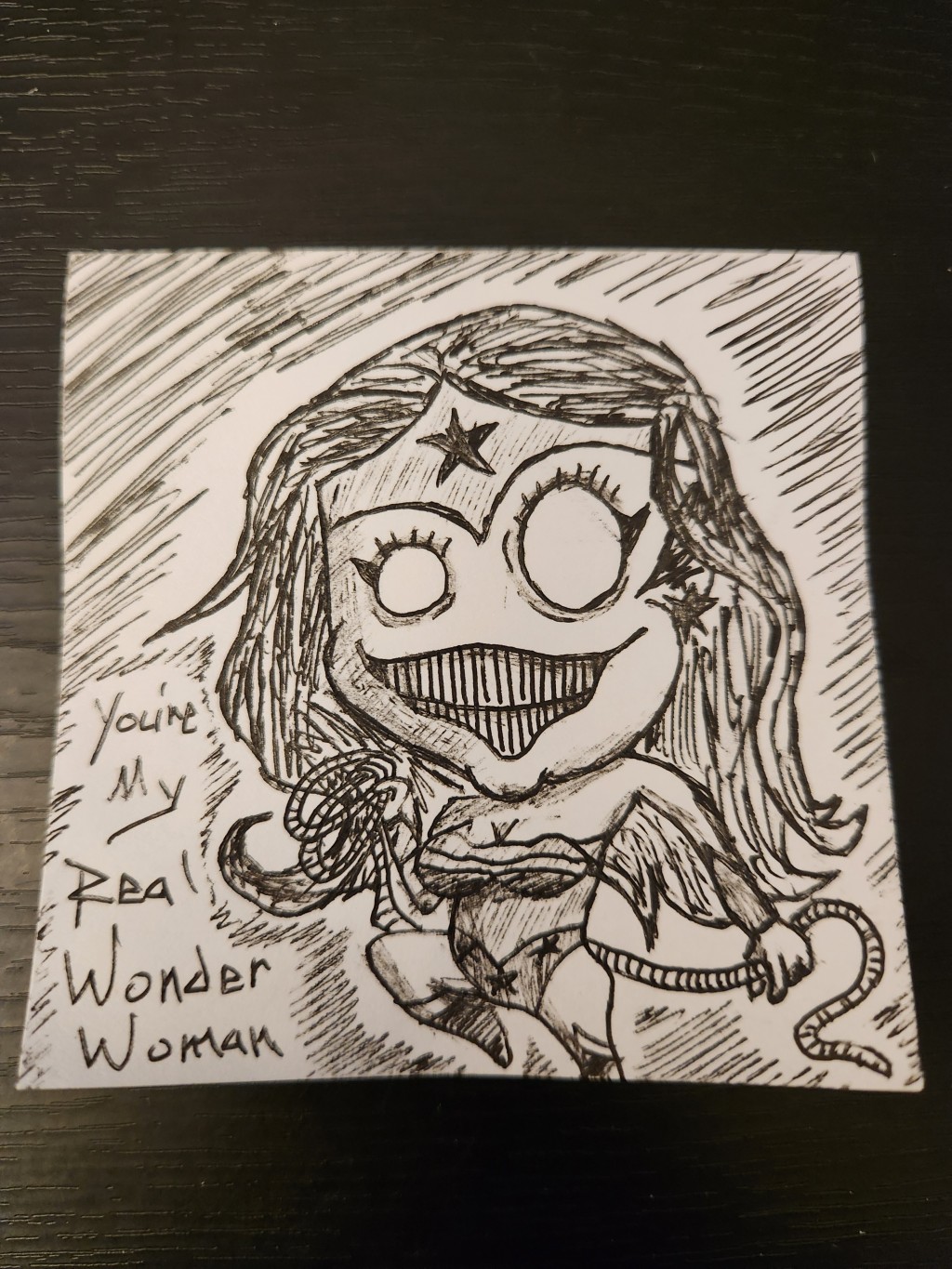 Wonder Woman drawing by Dane Mullen | Doodle Addicts
