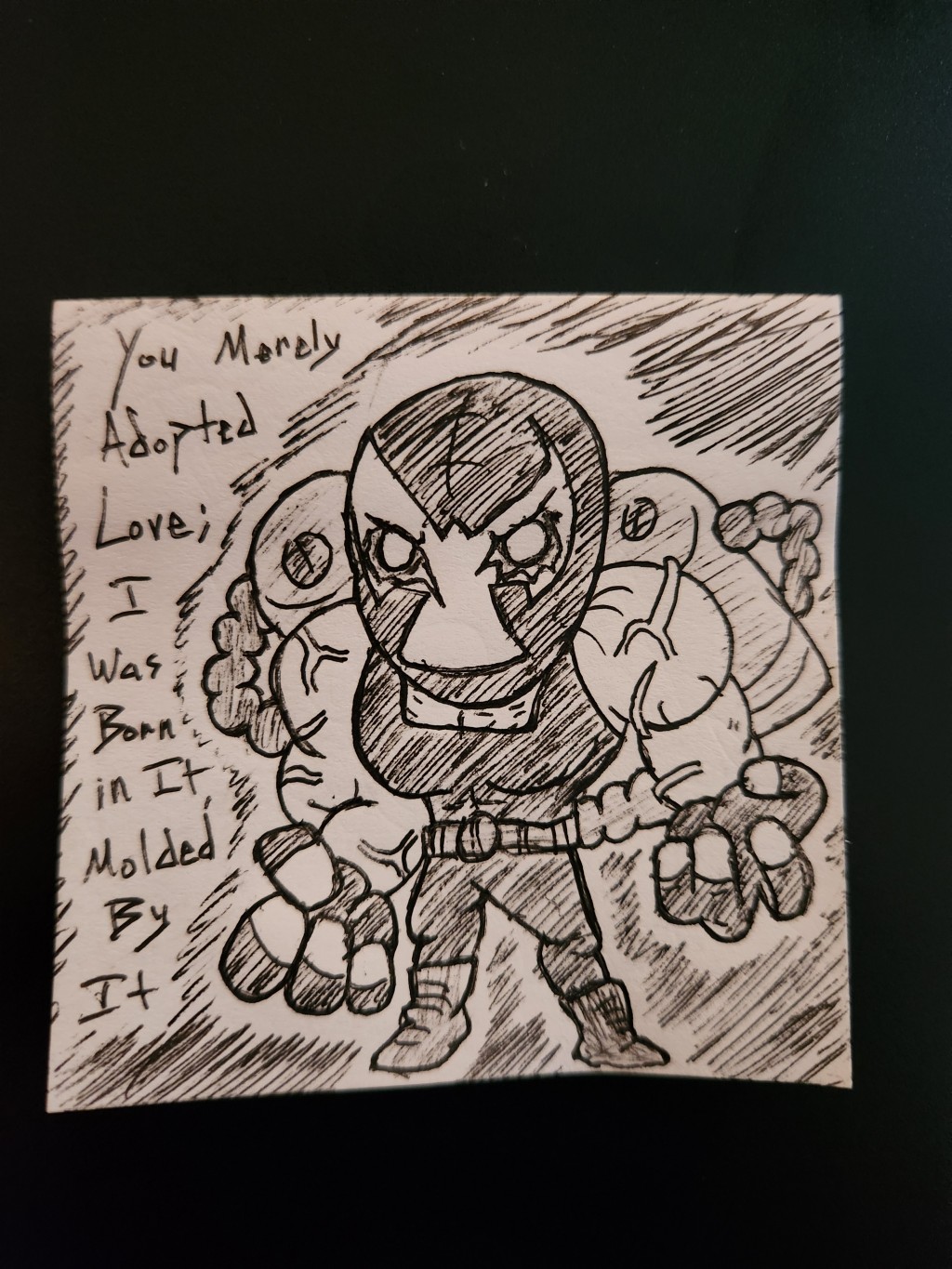 Bane drawing by Dane Mullen | Doodle Addicts