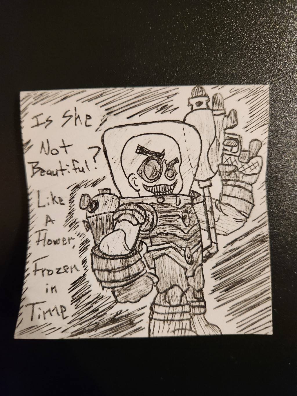 Mr. Freeze drawing by Dane Mullen | Doodle Addicts