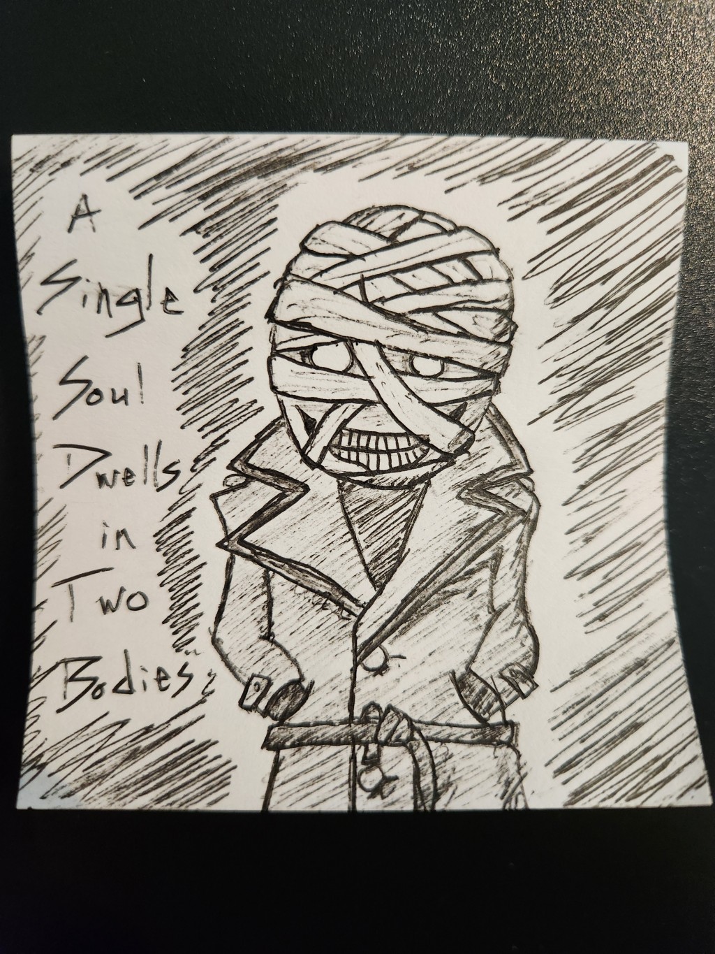 Hush drawing by Dane Mullen | Doodle Addicts