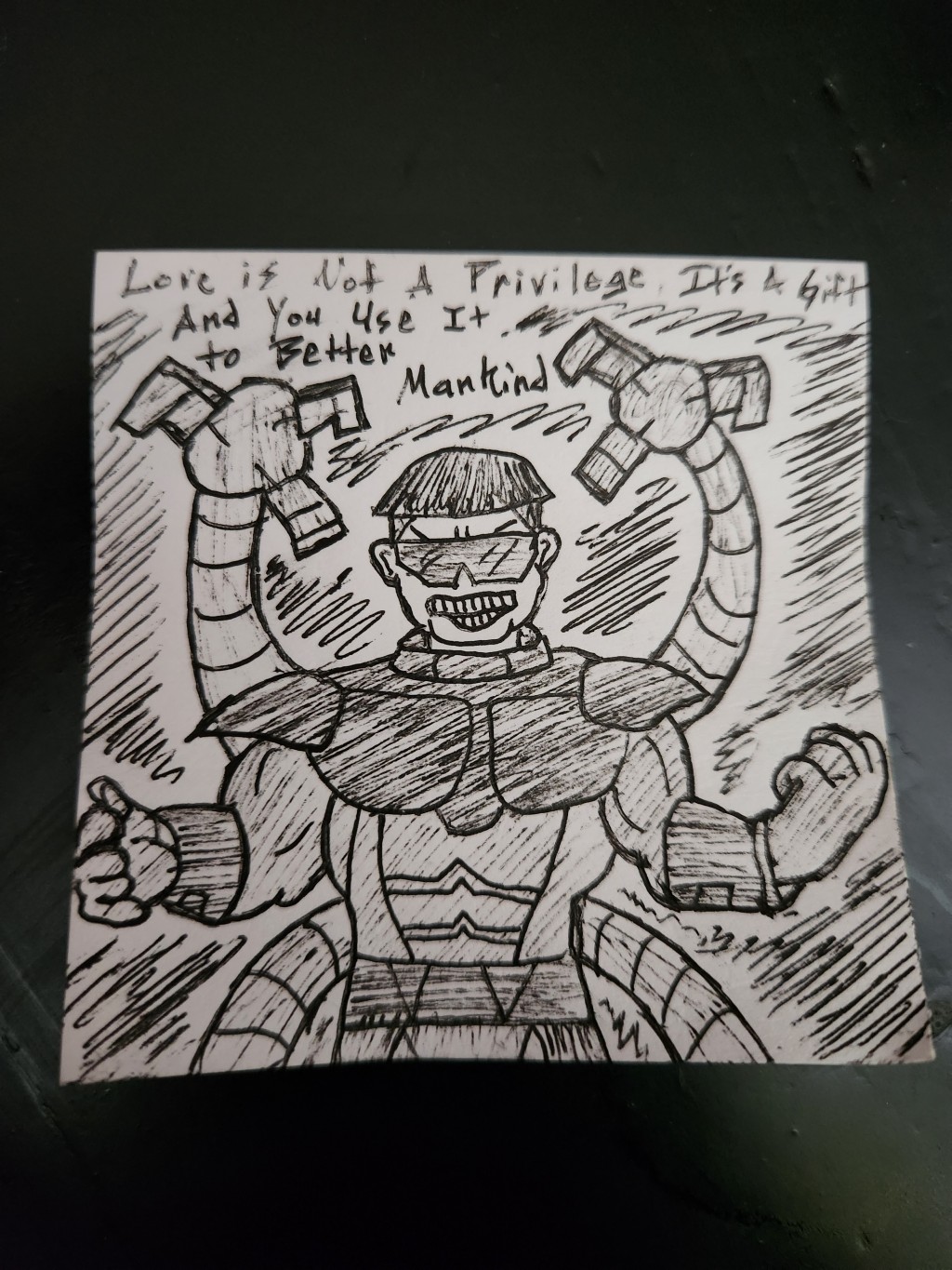 Dr. Octopus drawing by Dane Mullen | Doodle Addicts