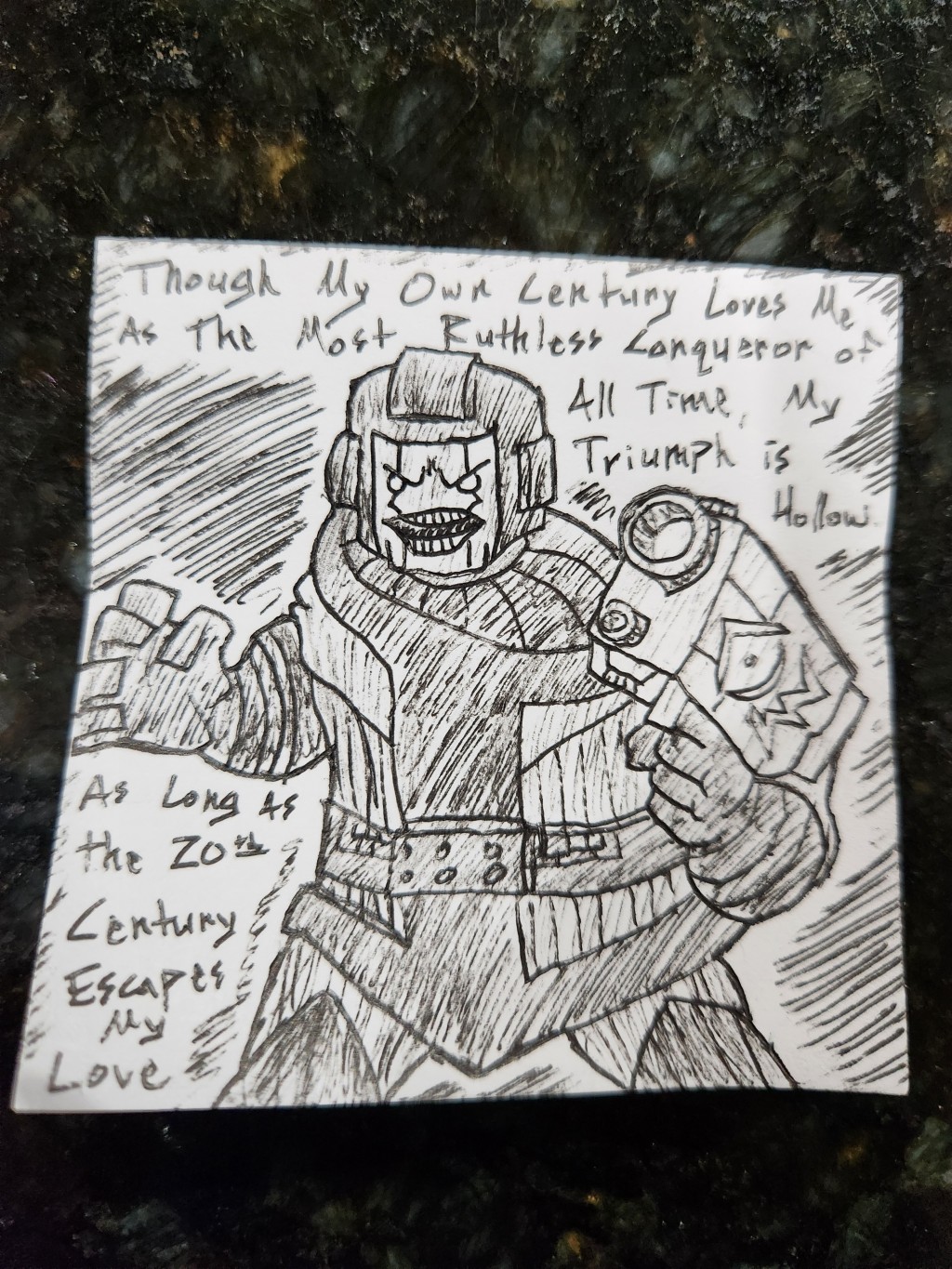 Kang the Conqueror drawing by Dane Mullen | Doodle Addicts