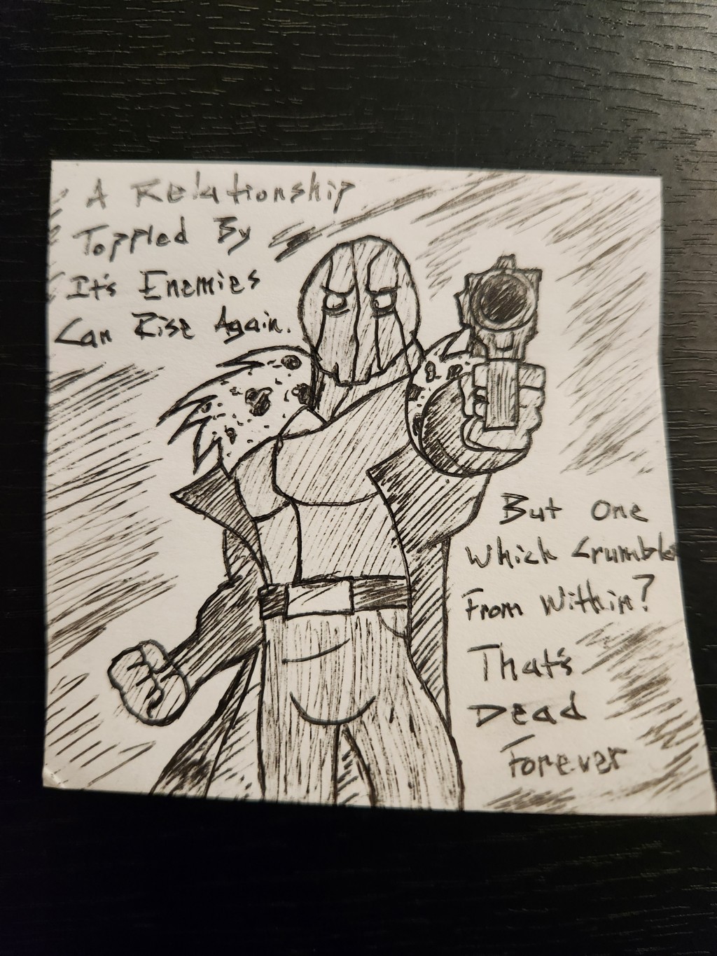 Baron Helmut Zemo drawing by Dane Mullen | Doodle Addicts