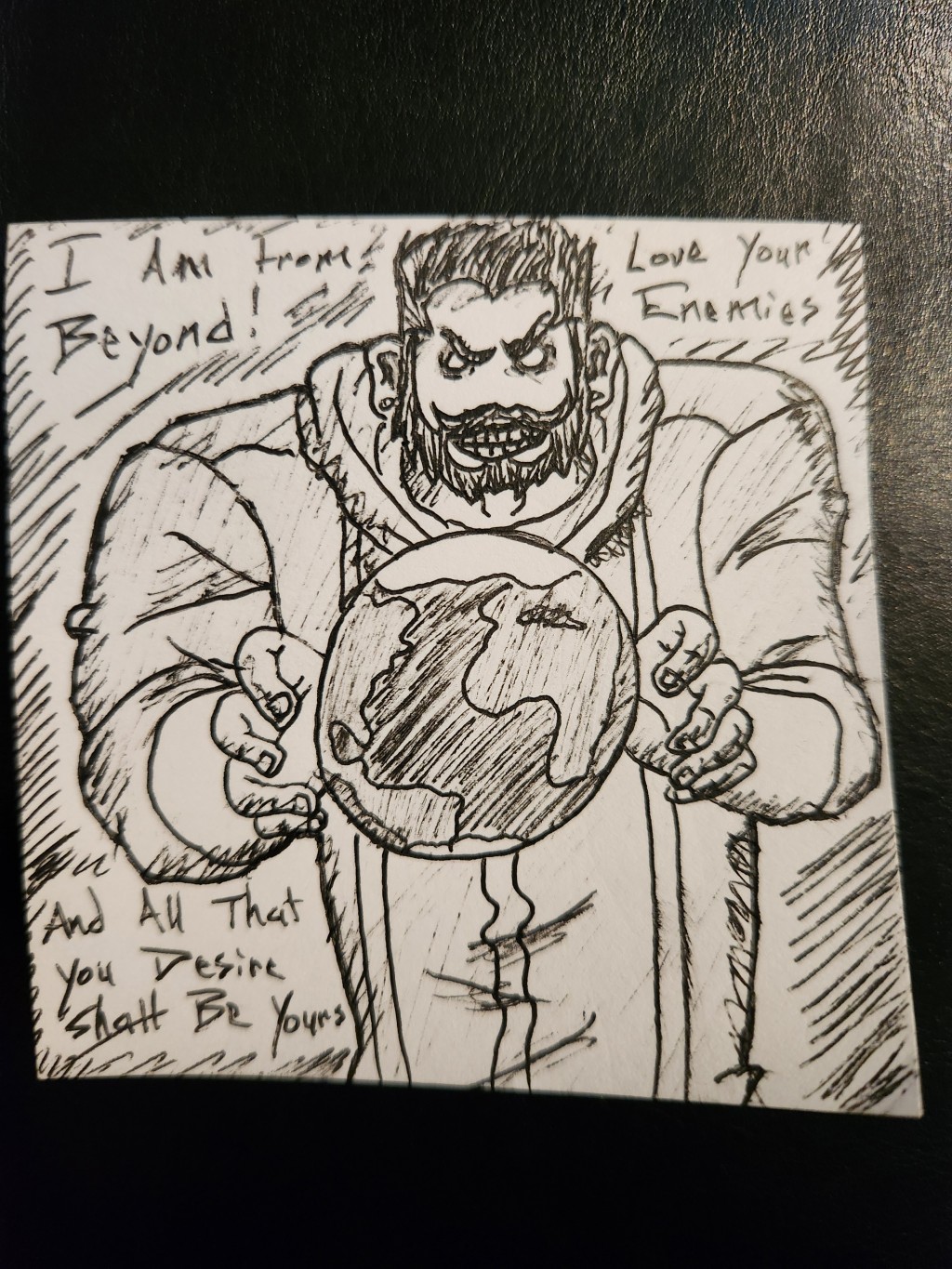 The Beyonder drawing by Dane Mullen | Doodle Addicts