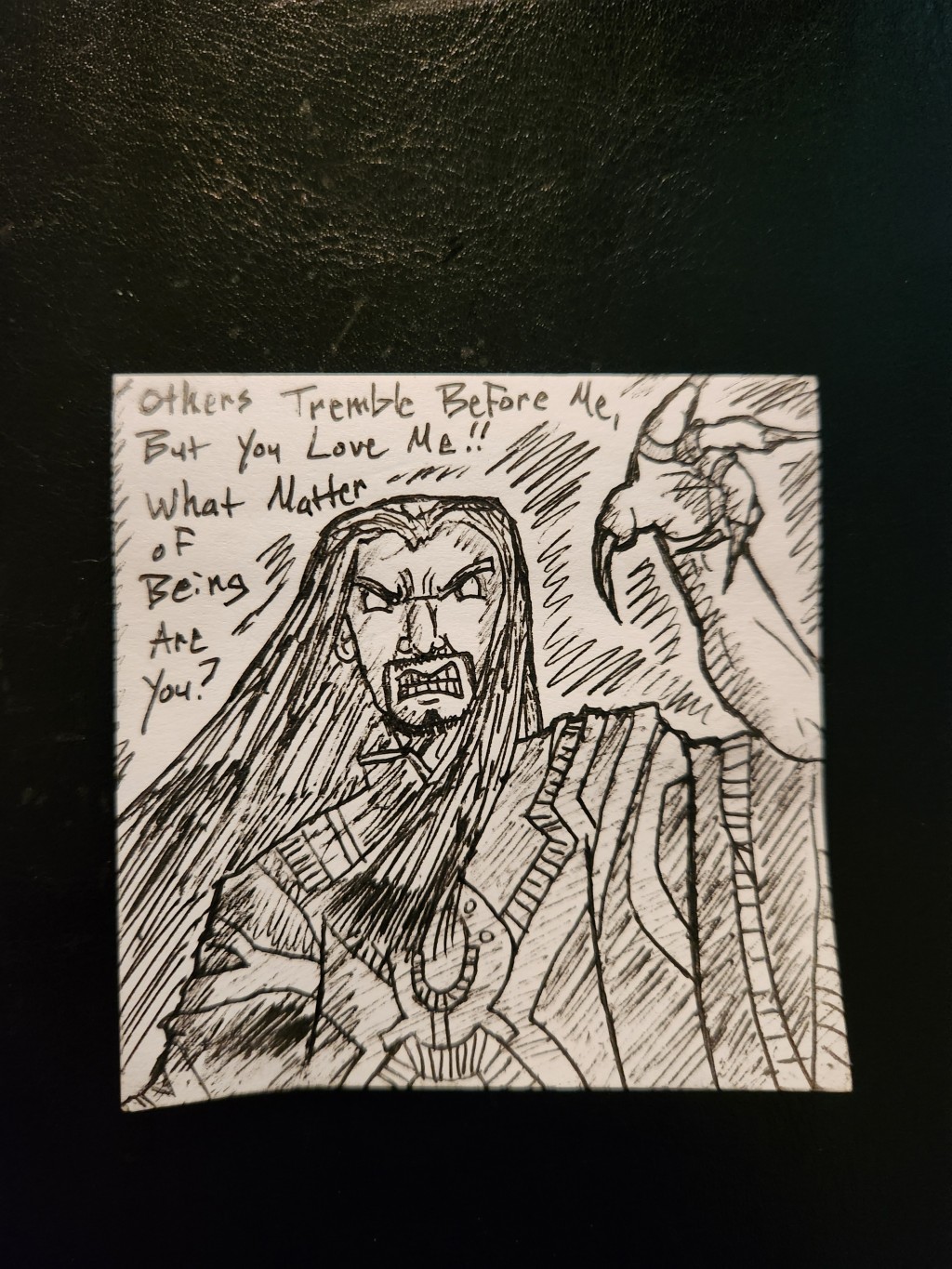 The Mandarin drawing by Dane Mullen | Doodle Addicts