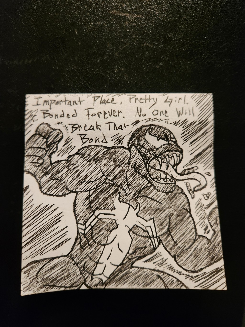 Venom drawing by Dane Mullen | Doodle Addicts