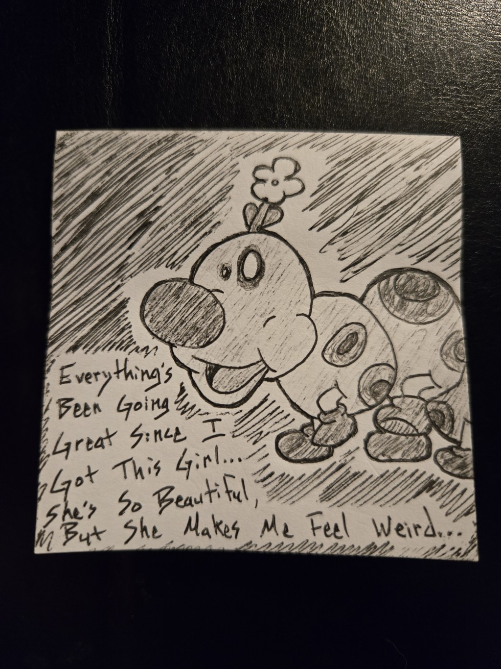 Wiggler drawing by Dane Mullen | Doodle Addicts