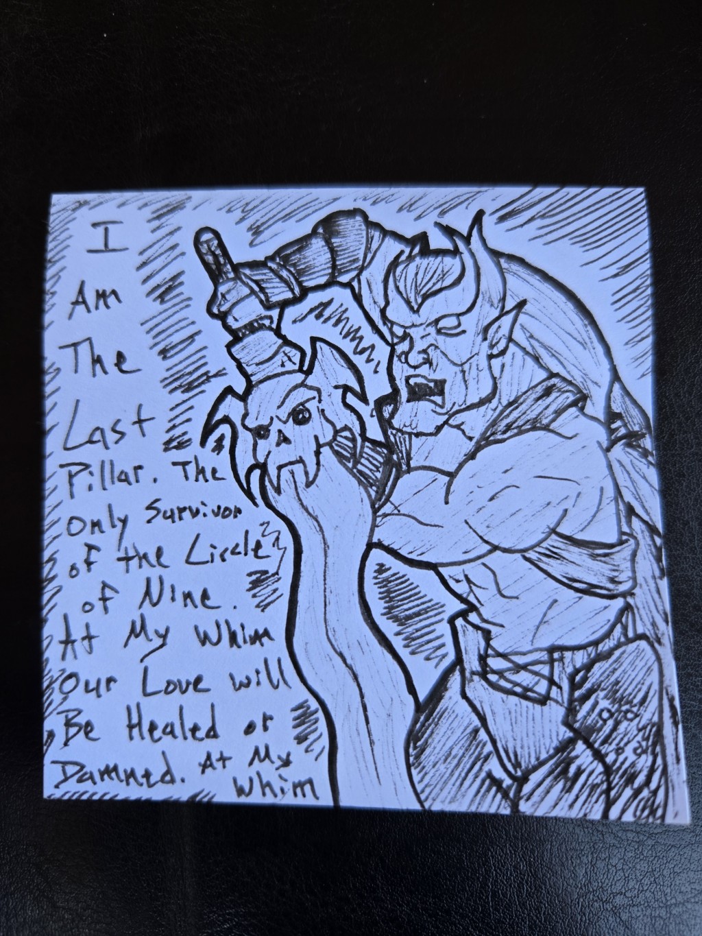 Kain drawing by Dane Mullen | Doodle Addicts