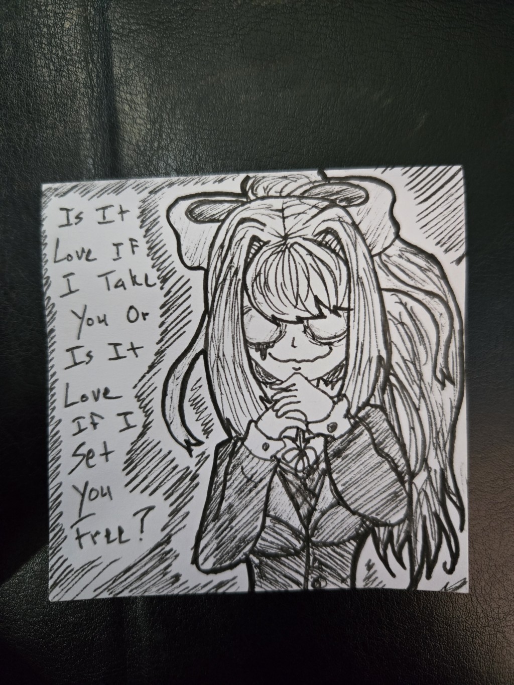 Monika drawing by Dane Mullen | Doodle Addicts