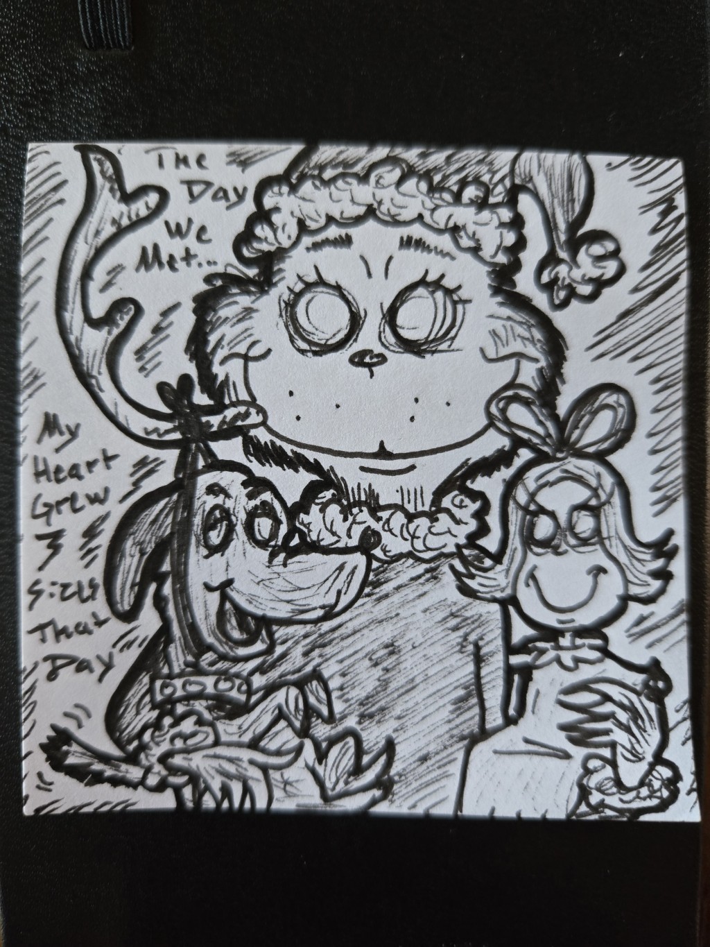 The Grinch drawing by Dane Mullen | Doodle Addicts